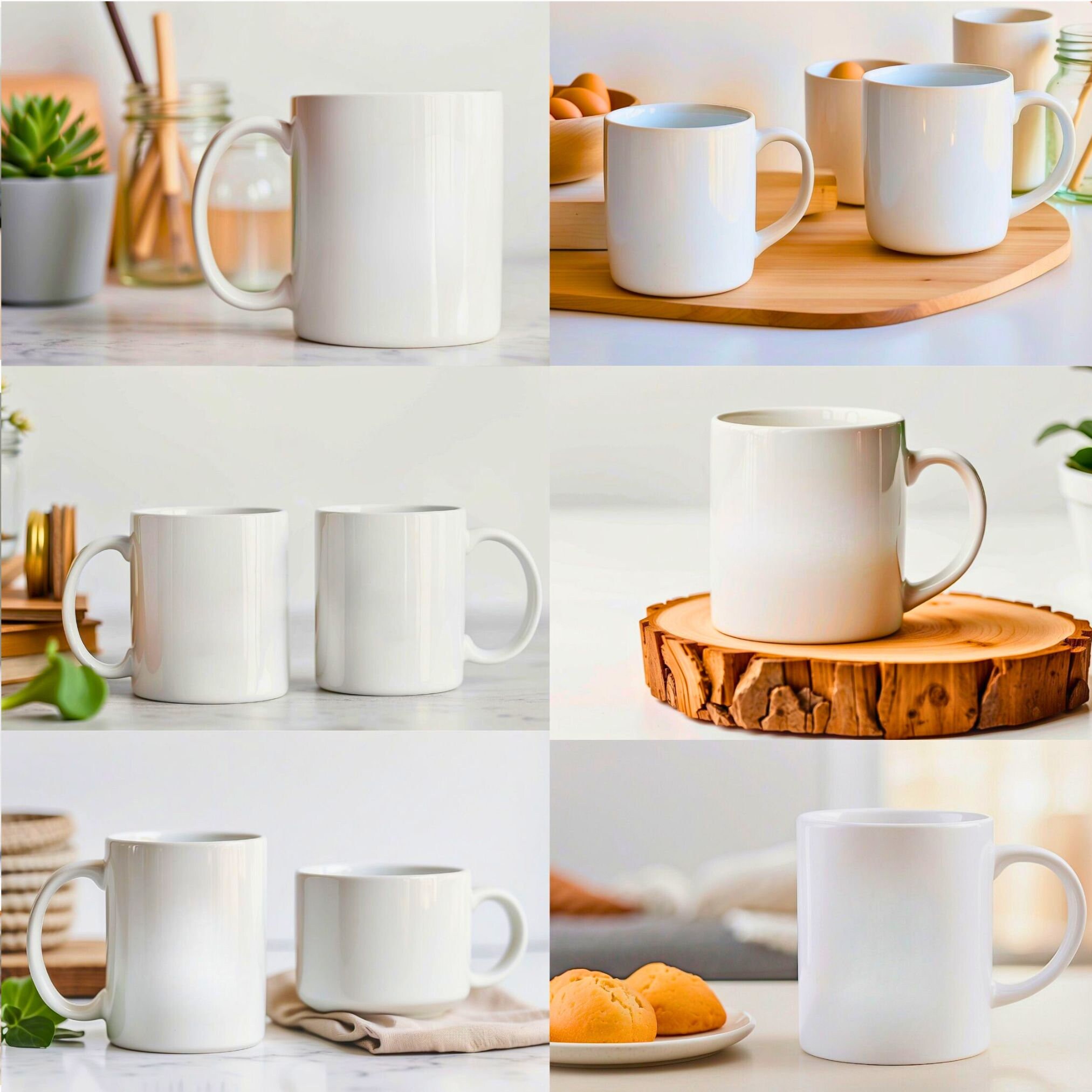 25 Mug Mockups Bundle, Coffee Cup Mock Up, Easy Simple Mug Mockups ...