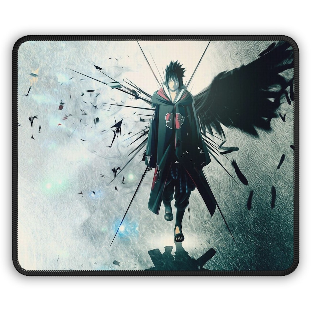 Uchicha Sasuke Gaming Mouse Pad, Anime, Square - Etsy