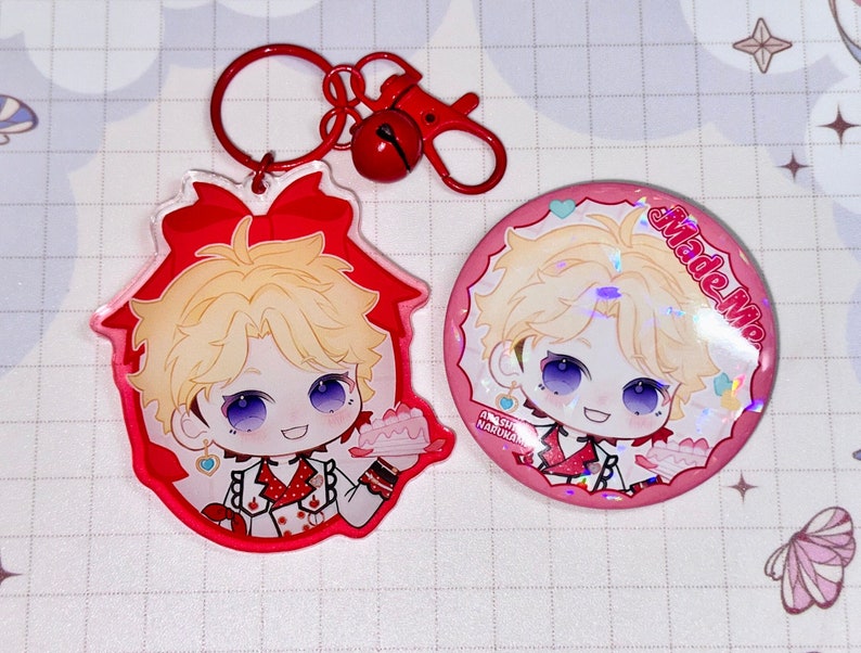 NEW Enstars Ensemble Stars Arashi Narukami Keychains, Stands, Pins - Etsy