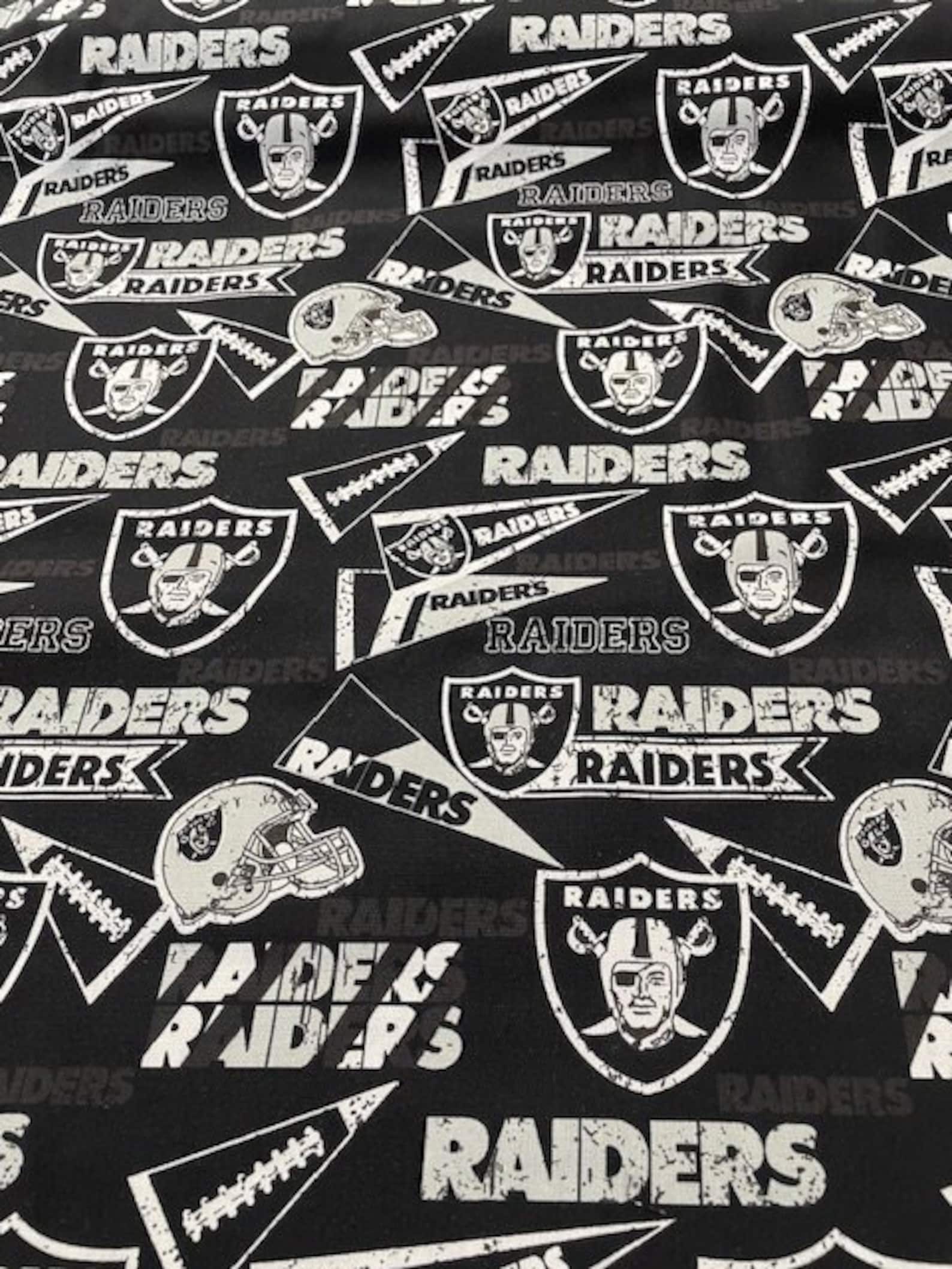 Raiders Football Team, Raiders, Las Vegas Raiders, Cotton, Quilting ...