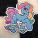 My Little Pony Stickers 3 Pack - Etsy