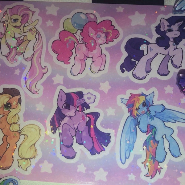 My Little Pony Stickers - Etsy