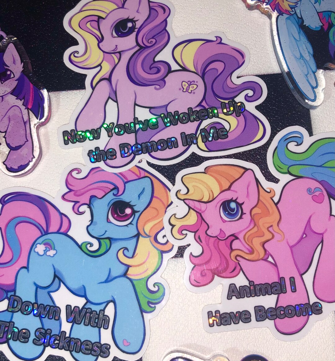 My Little Pony Stickers | 3 Pack - Etsy