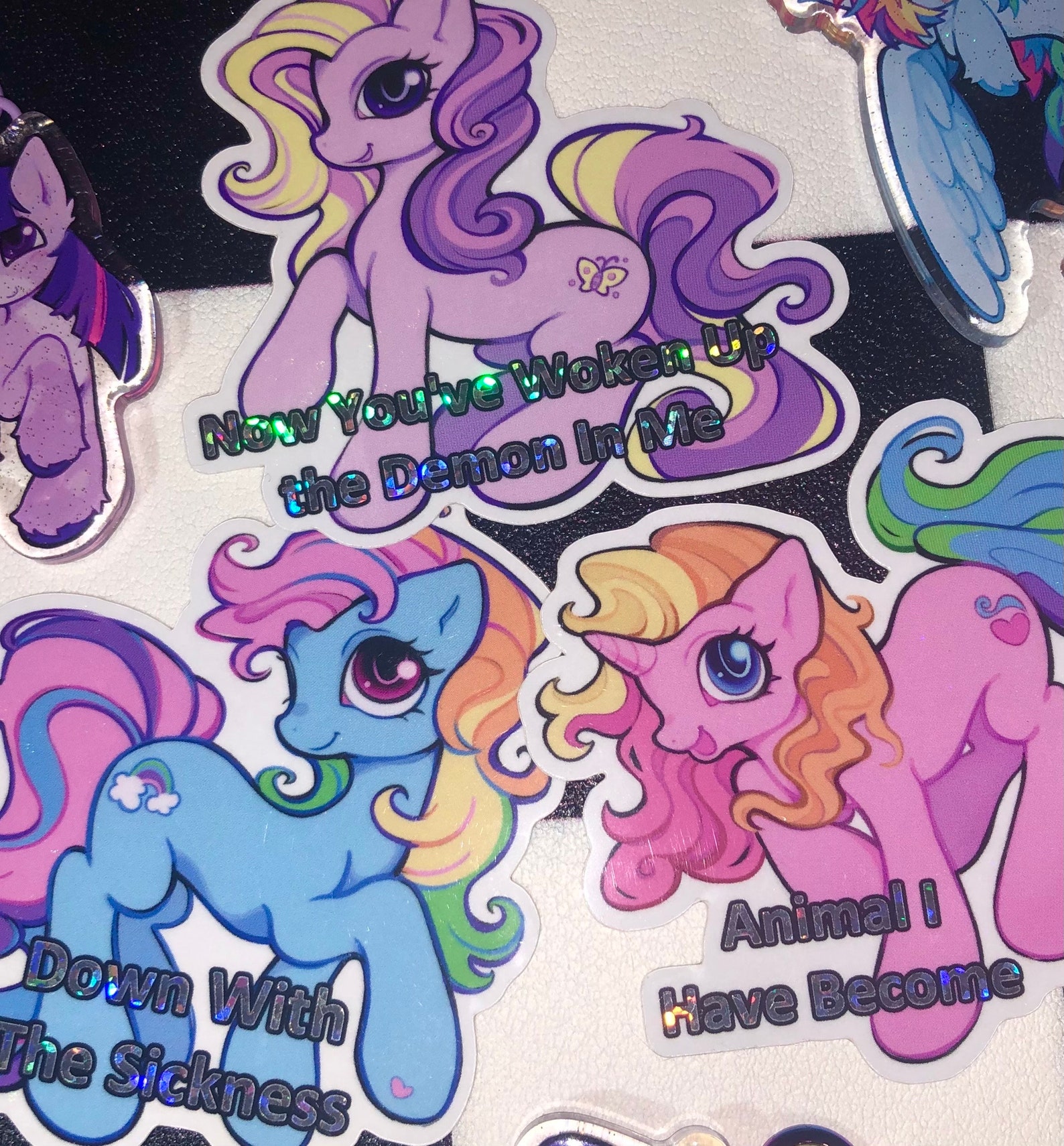 My Little Pony Stickers 3 Pack - Etsy