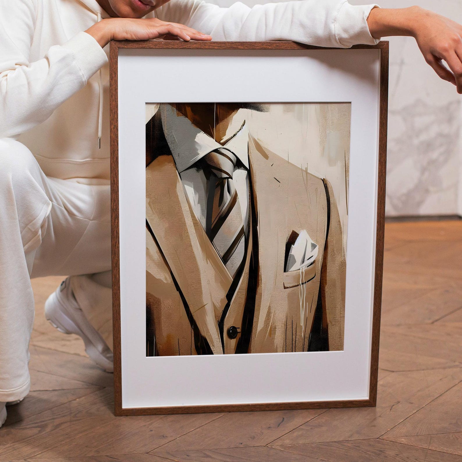 Classic Suit Art for the Stylish Gentleman Luxury Menswear Artwork ...