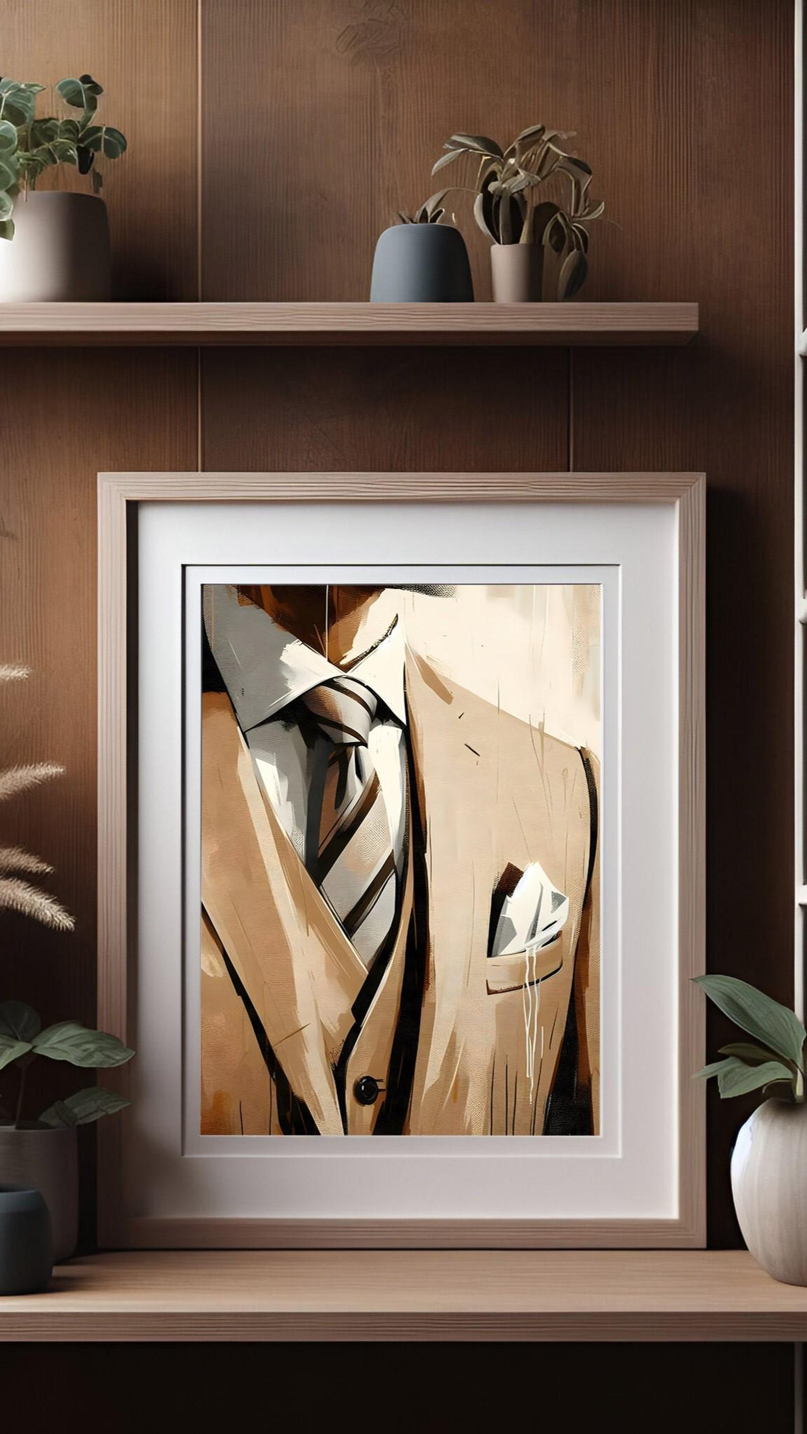 Classic Suit Art for the Stylish Gentleman Luxury Menswear Artwork ...