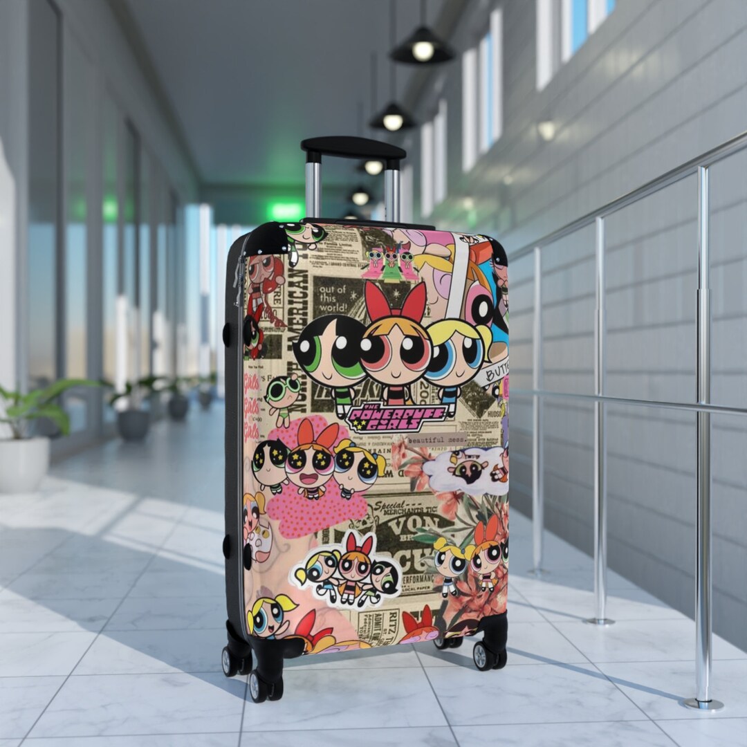 Power Puff Girls Suitcase - Etsy