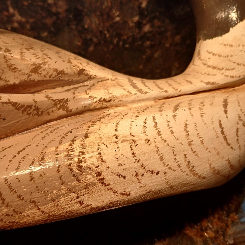 Hand Carved in Wood, Canadian Goose, Signed by Montana Carver, Large ...