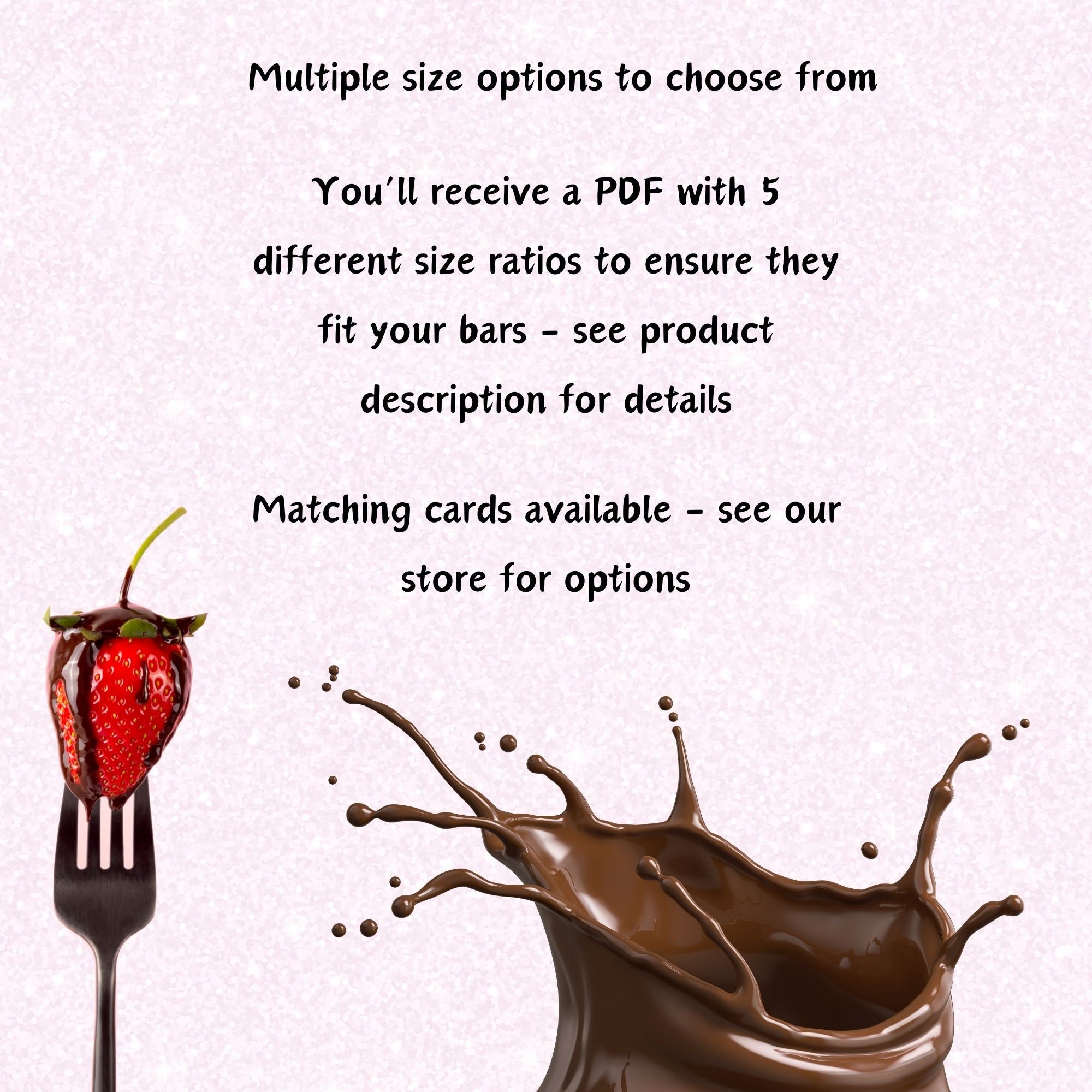 Chocolate Bar Label INSTANT DOWNLOAD Candy Bar Wrapper Hershey, Aldi ...