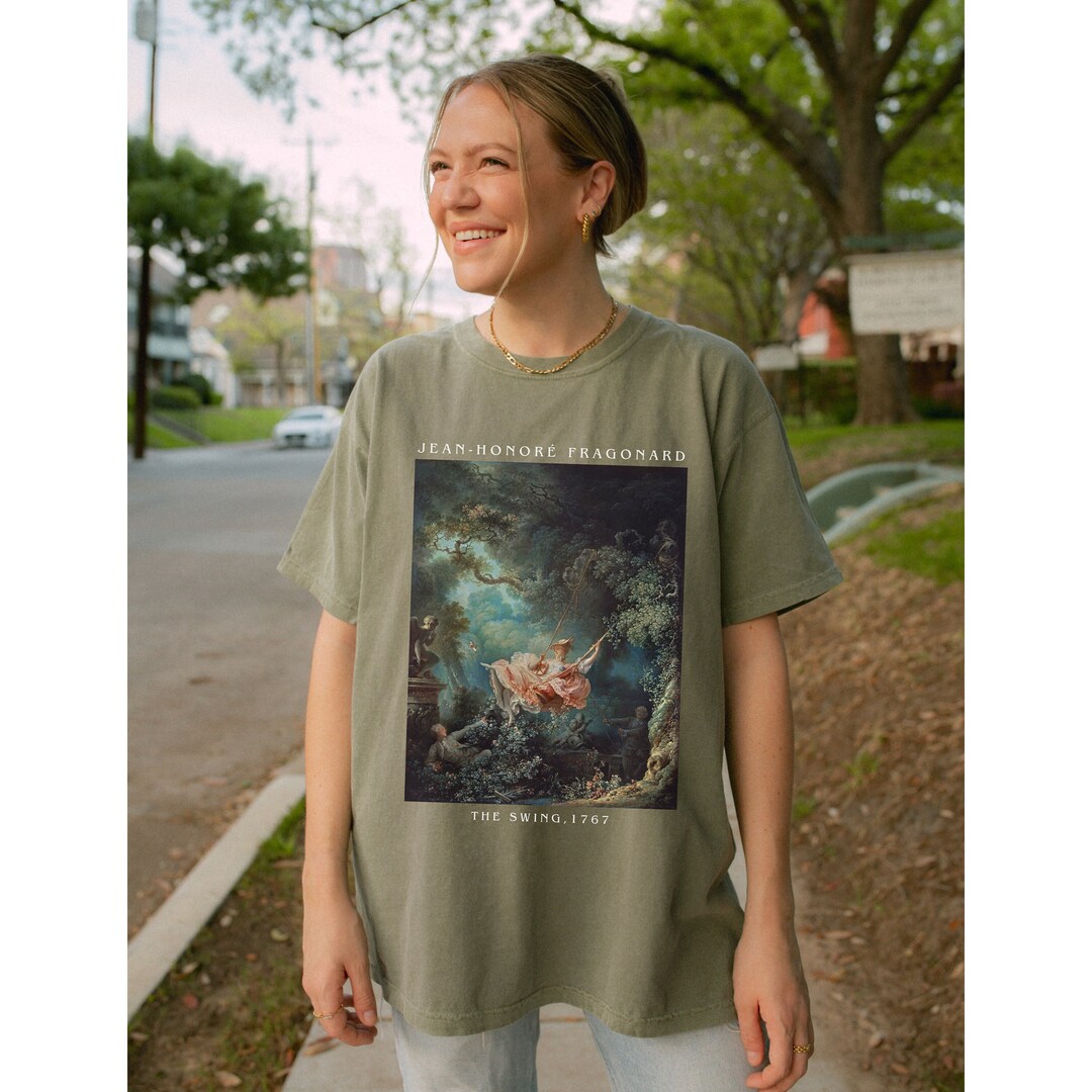 Fragonard Jean Honore "the Swing" Comfort Colors® Shirt French Style ...