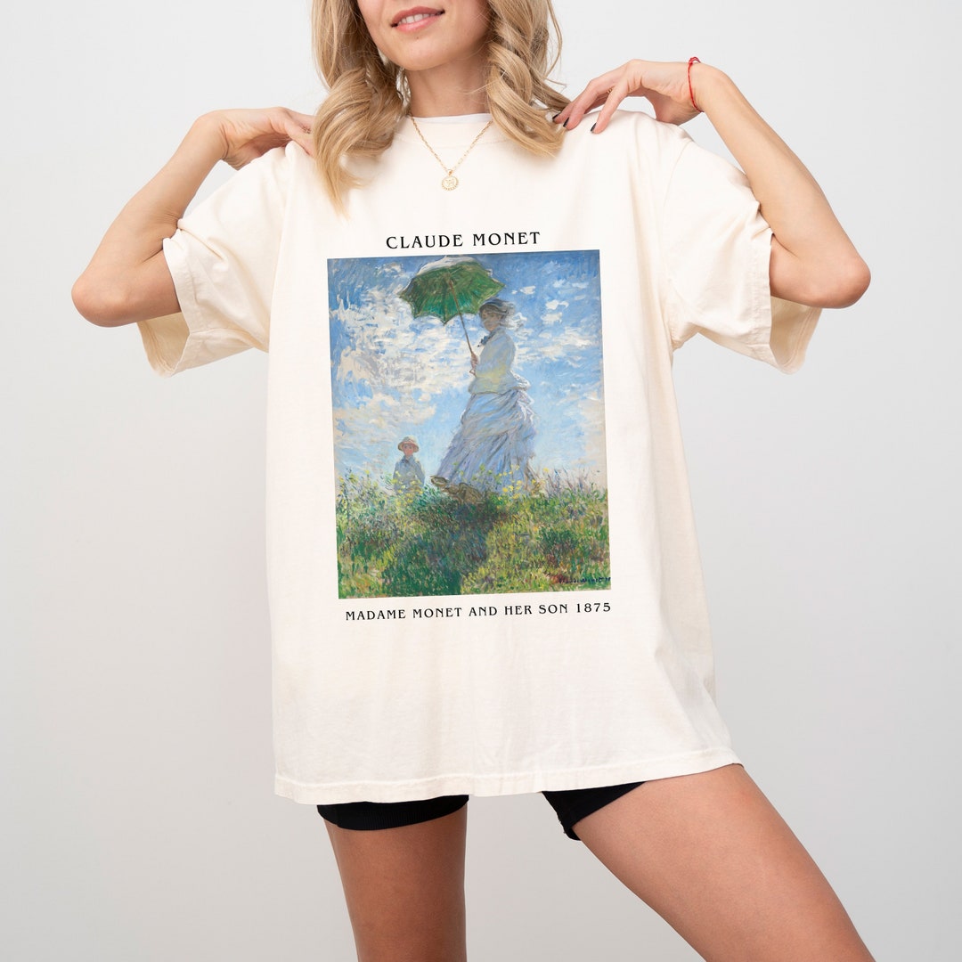 Claude Madame Monet Comfort Colors® Shirt Light Academia French ...