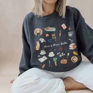 Anne With an E Sweatshirt Anne of Green Gables Gift Bookish Sweatshirt ...