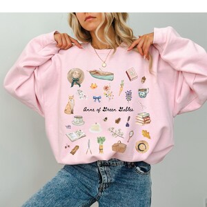 Anne With an E Sweatshirt Anne of Green Gables Gift Bookish Sweatshirt ...