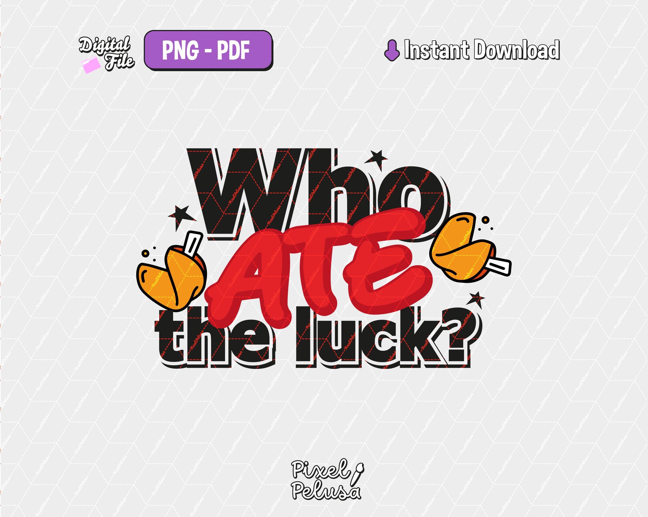 Who Ate the Luck? | Kpop Png | Clipart - Etsy