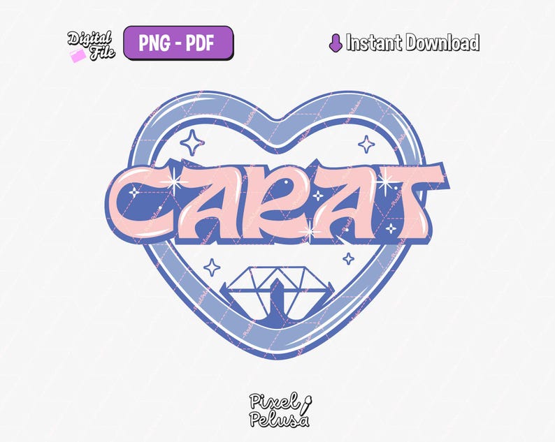 CARAT | Kpop Png | Clipart - Etsy