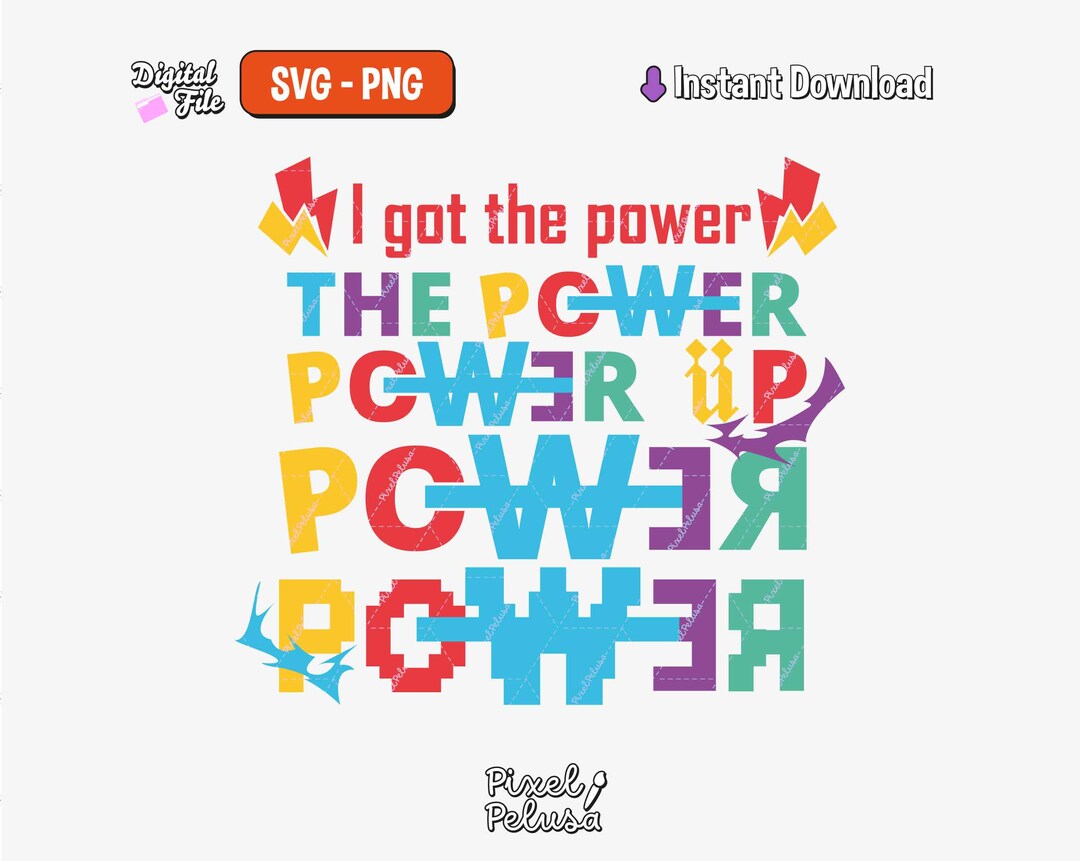 Power Svg | Kpop SVG | Kpop Decal | Kpop Files for Cricut - Etsy