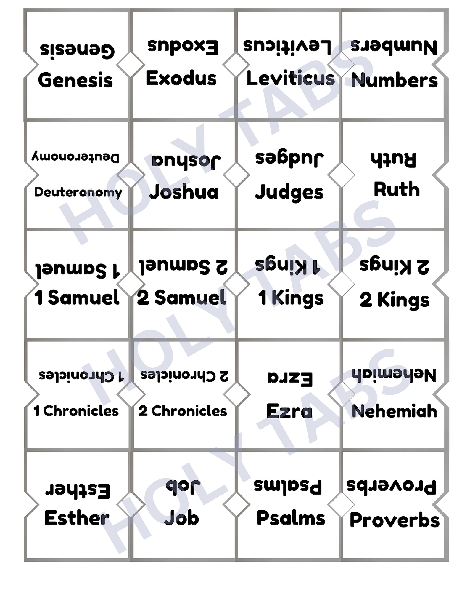 Use Any Color Paper Bible Tabs,coloring,printable Bible Tabs,bible ...