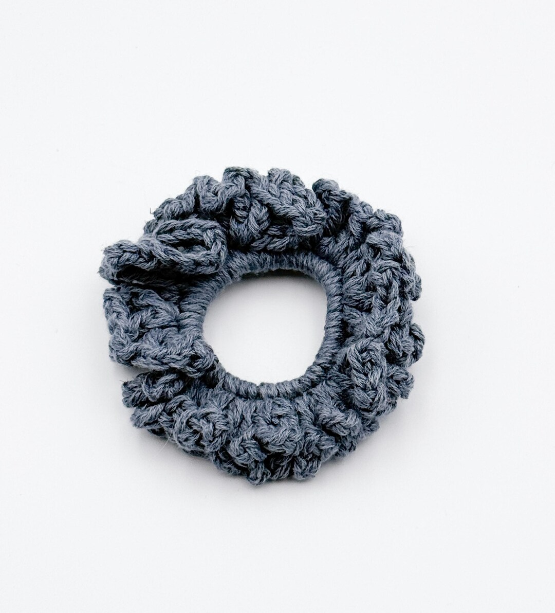 Steele Blue Scrunchie Design for Hair Lovers Who Crave a Playful Twist ...