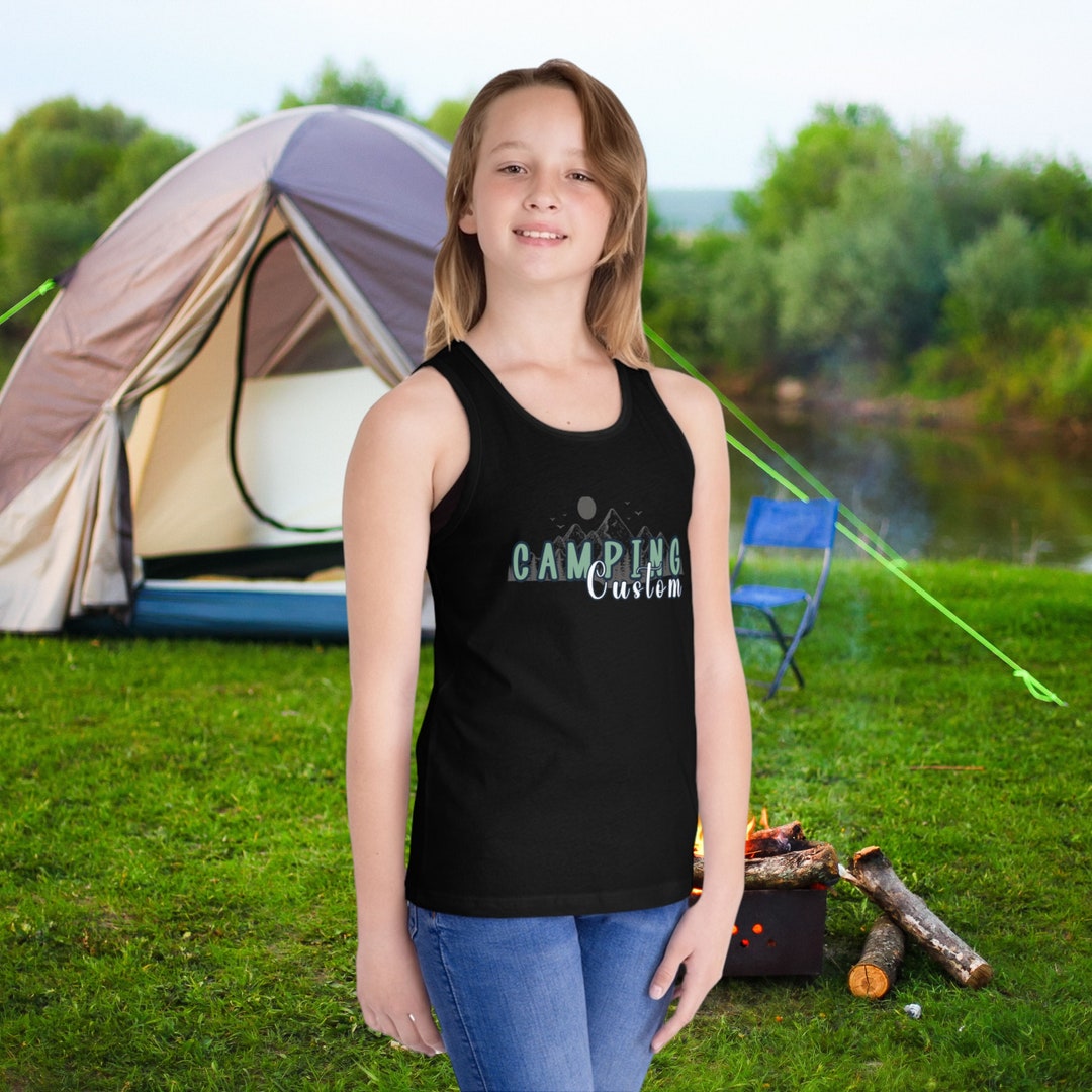 Kid's Custom Camping Tank Top, Family Trip Tee - Etsy