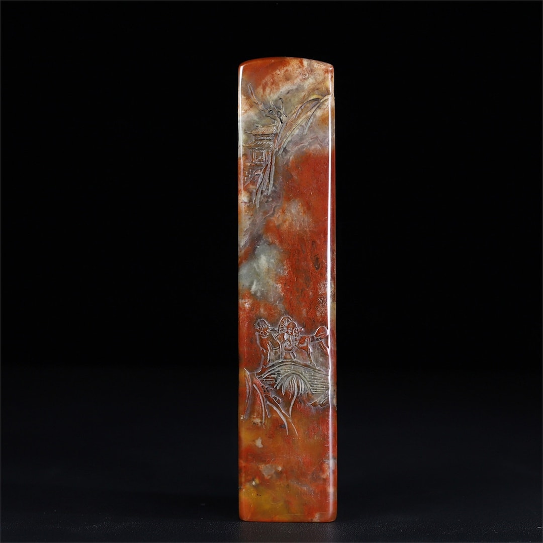 Shoushan Stone Landscape Character Thin Meaning Seal - Etsy