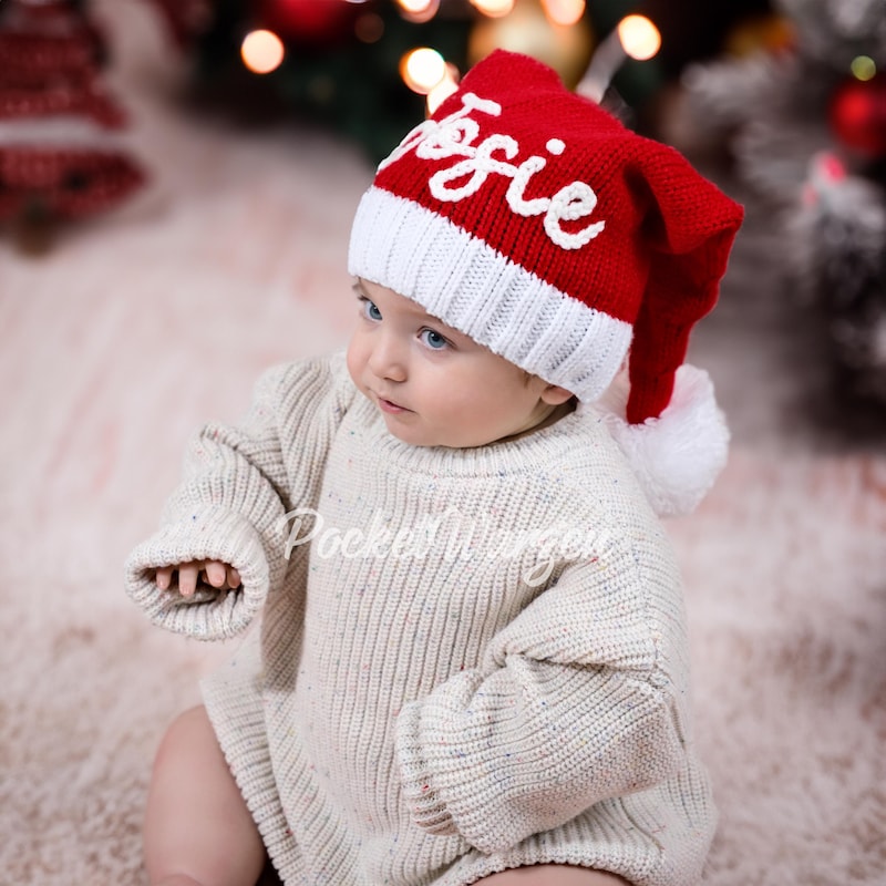 Personalised Santa Hat - Etsy Australia