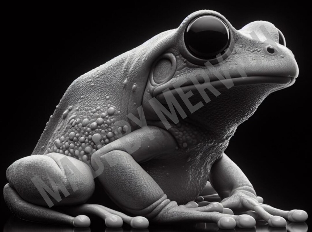 Detailed Frog Laser Engrave PNG (digital File) - Etsy