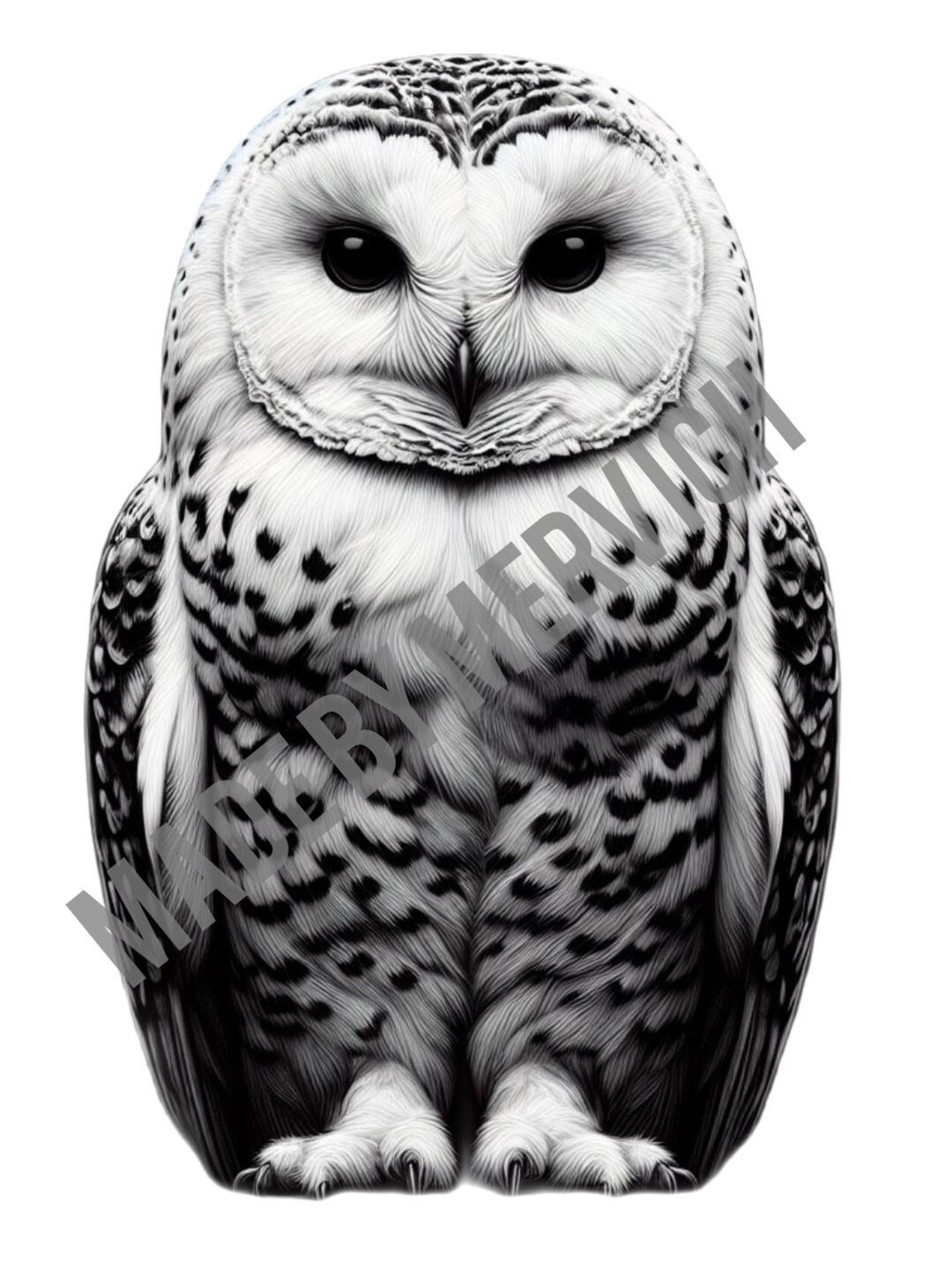 Detailed Owl Laser Engrave PNG Image (digital File) - Etsy