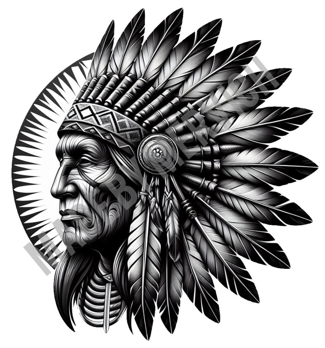 Laser Engrave PNG - Native American / Laser Ready / PNG for Engraving ...