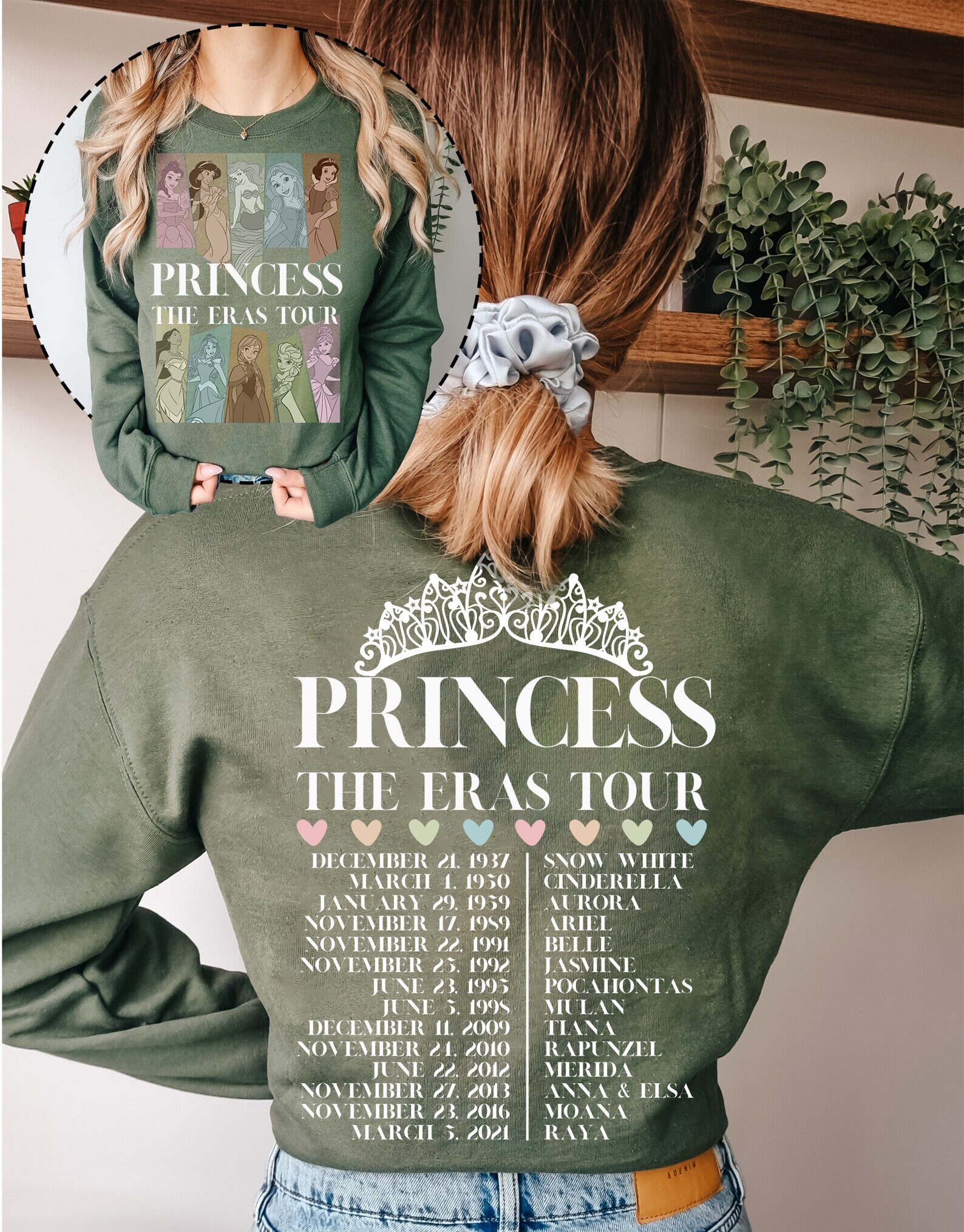 Princess Eras Tour PNG, The Eras Tour Princess PNG, Vintage Princess ...