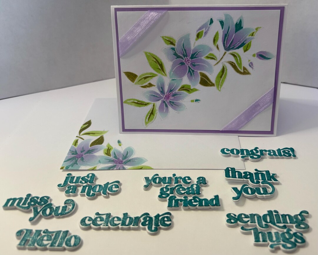 SC09 CHOOSE YOUR GREETING (handmade Greeting Card #52- Greeting - Gift ...
