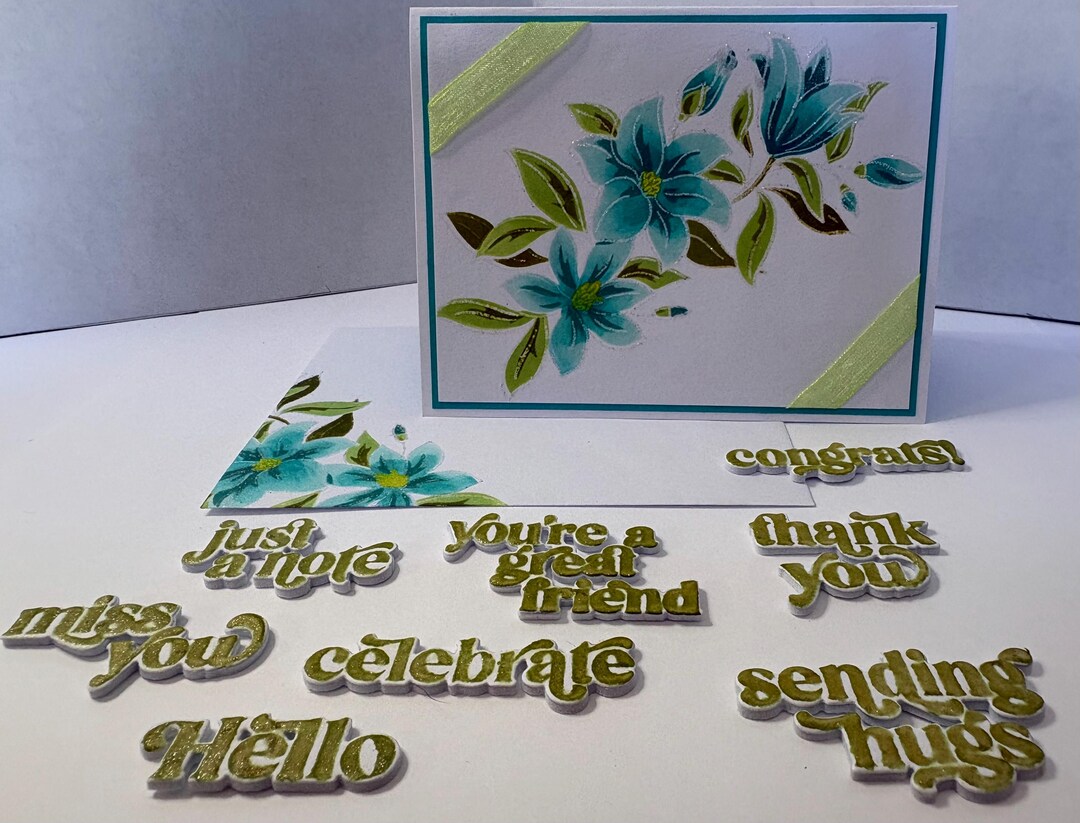 SC08 CHOOSE YOUR GREETING (handmade Greeting Card #51- Greeting - Gift ...