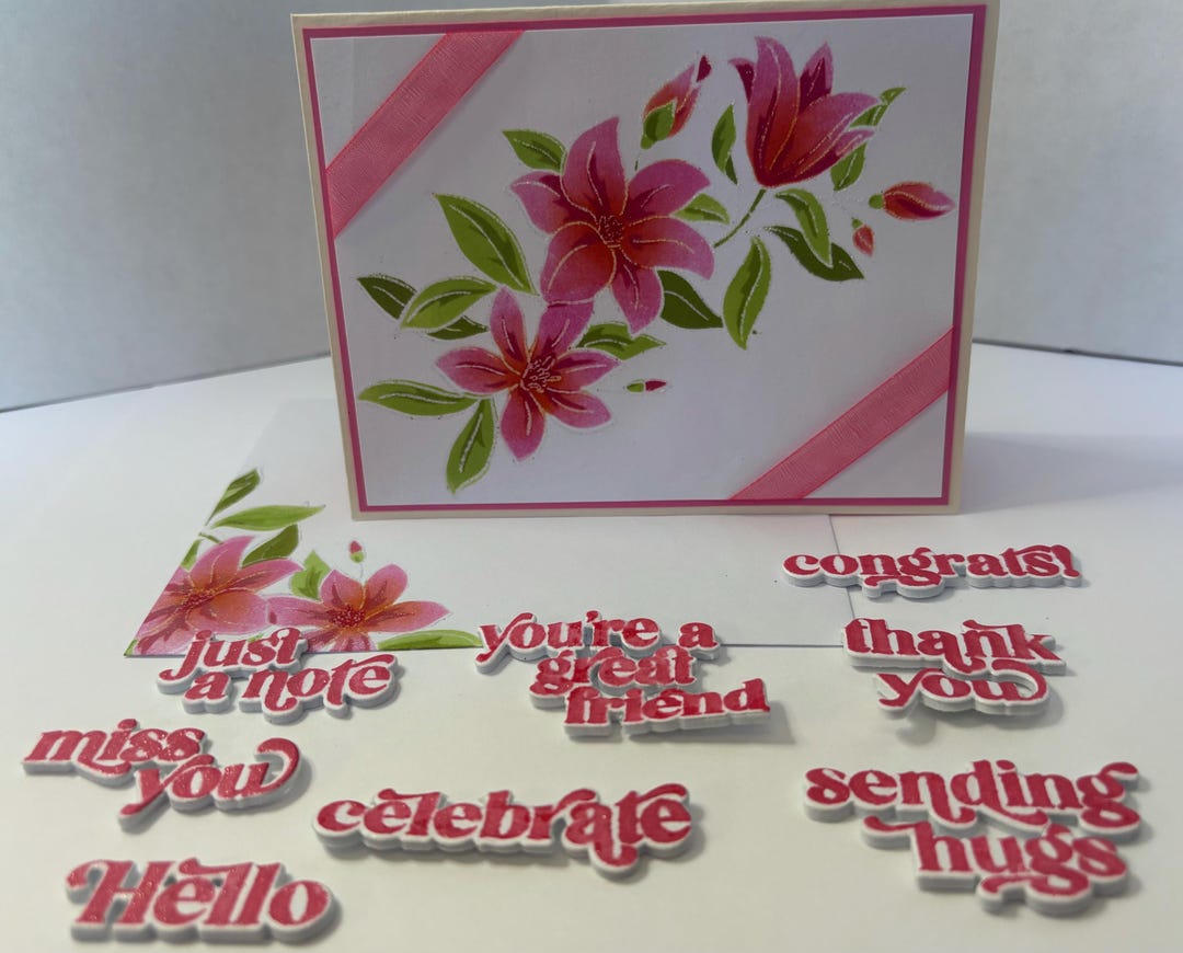 SC07 CHOOSE YOUR GREETING (handmade Greeting Card #50 - Greeting - Gift ...