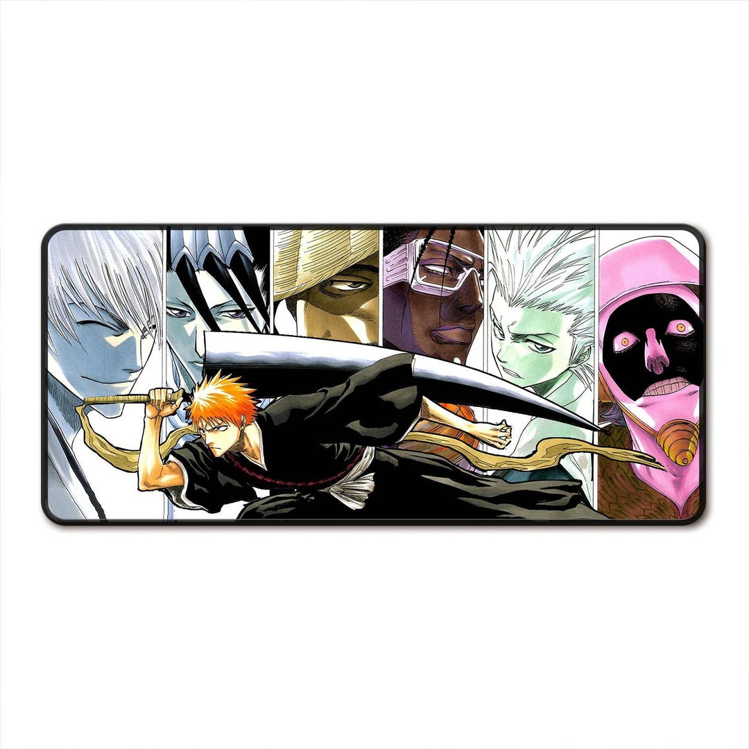 Bleach Inspired Gaming Mousepad, Large Desk Mat With Vibrant Anime ...