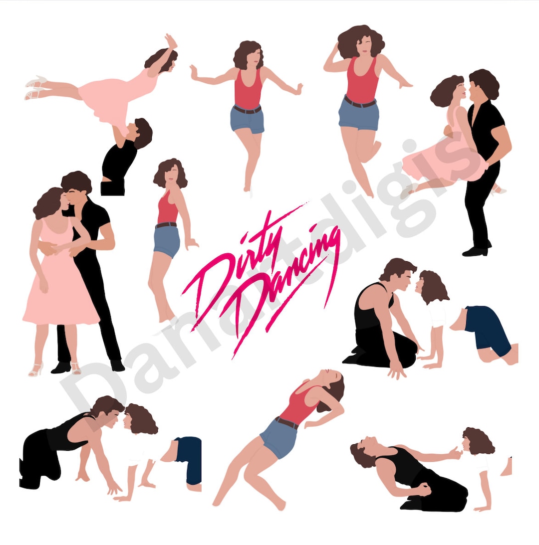 Dirty Dancing Png Cut Files Clip Art Images Instant Download - Etsy ...