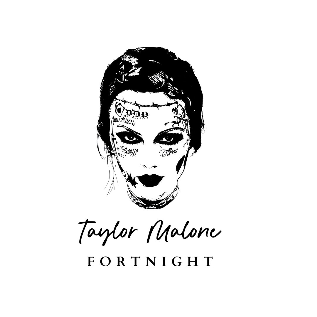 Taylor Swift TTPD Malone Svg Png Cut Files Original Clip Art Image ...