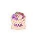 Mail Bag Png Cut Files Original Clip Art Images Instant Download - Etsy