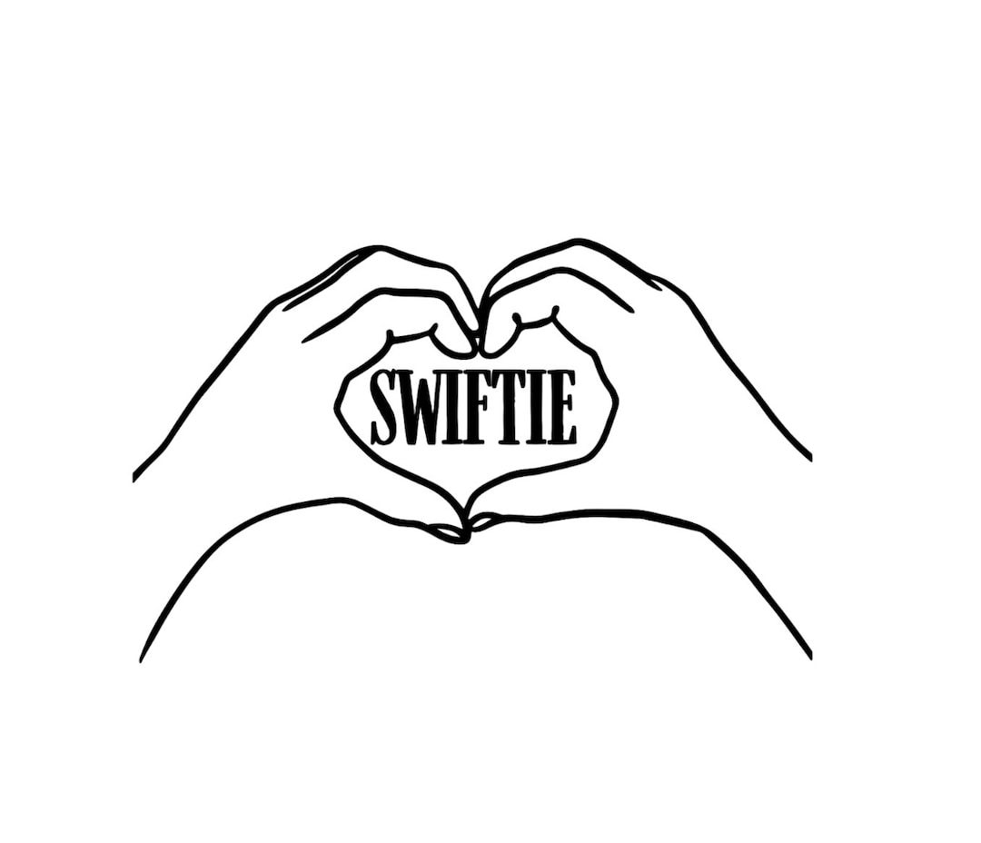 Taylor Swift Inspired Swiftie Hands Svg Png Cut Files Clip Art Image ...