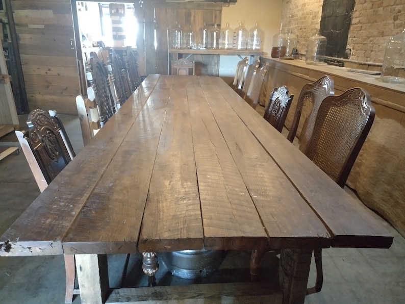 Rustic Farmhouse Table - Etsy