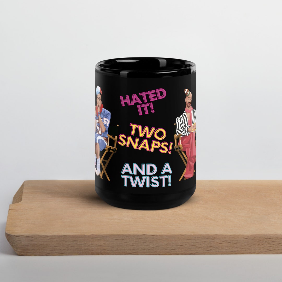 Two Snaps and a Twist Black Glossy Mug 15oz - Etsy