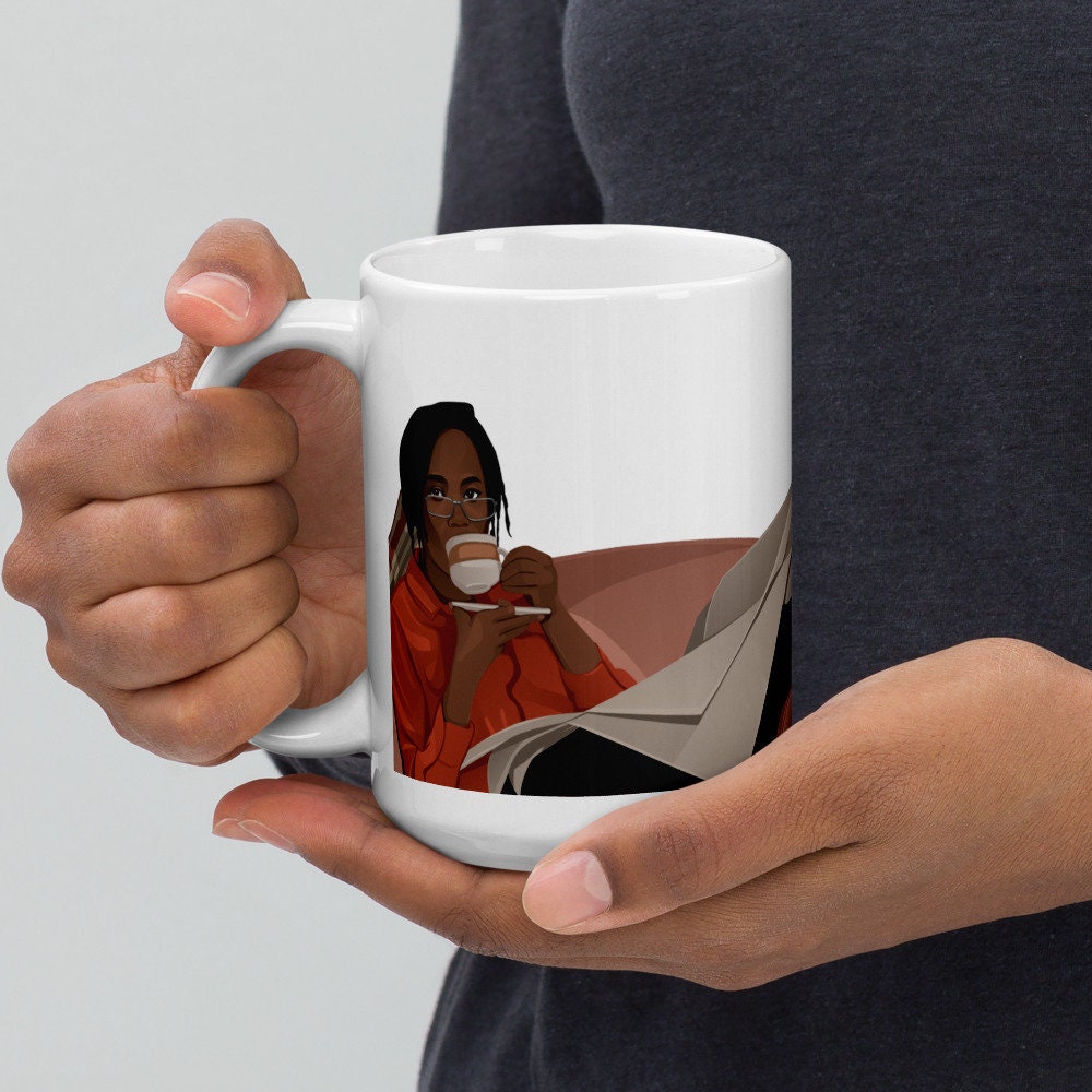 90's Throwback Ride the Maverick White Glossy Mug - Etsy