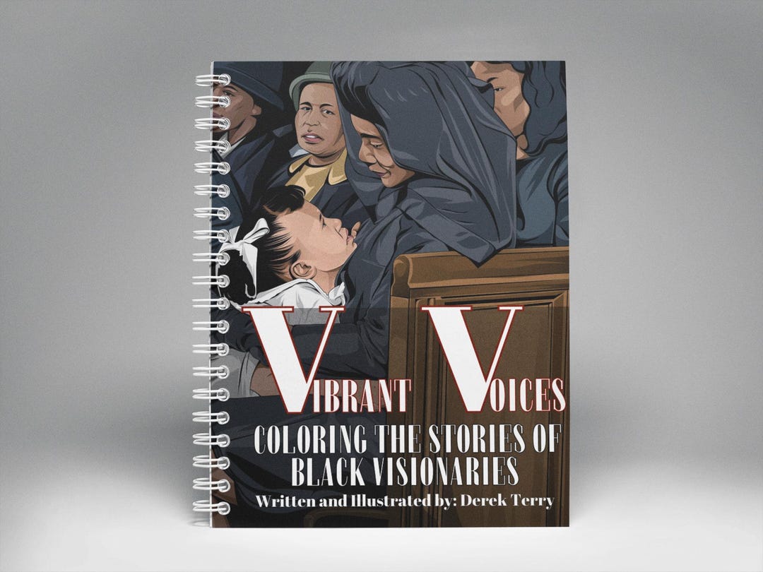 Vibrant Voices Coloring Book: Coloring the Stories of Black Visionaries ...