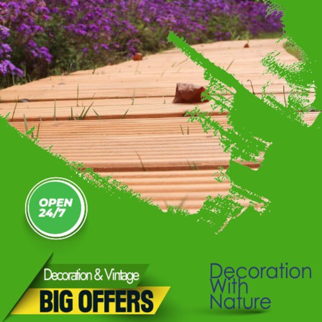 8' Wooden Garden Pathway Weather-resistant Straight - Etsy