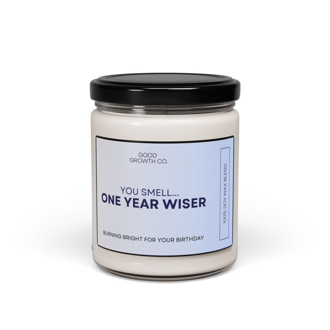Funny Birthday Gift for Friends, Happy Birthday Present Candle, One ...