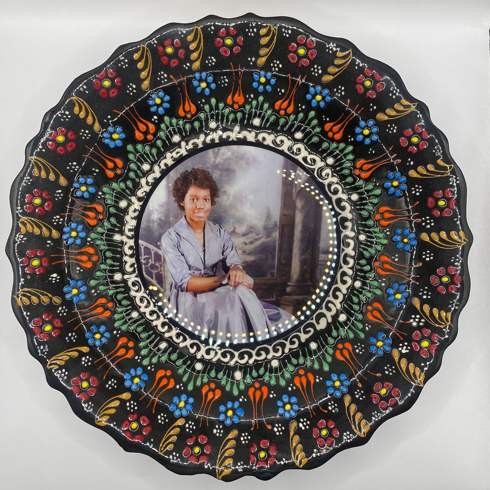 Custom Ceramic Plate With Photo, Decorative Handmade Custom Plate With ...