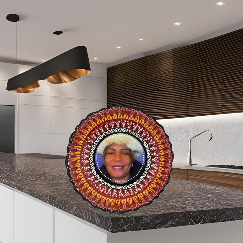 Custom Ceramic Plate With Photo, Decorative Handmade Custom Plate With ...