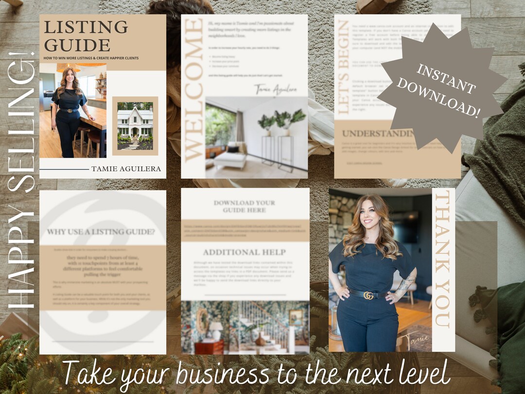 Beige EDITABLE Listing Presentation Template to WOW Your Sellers ...