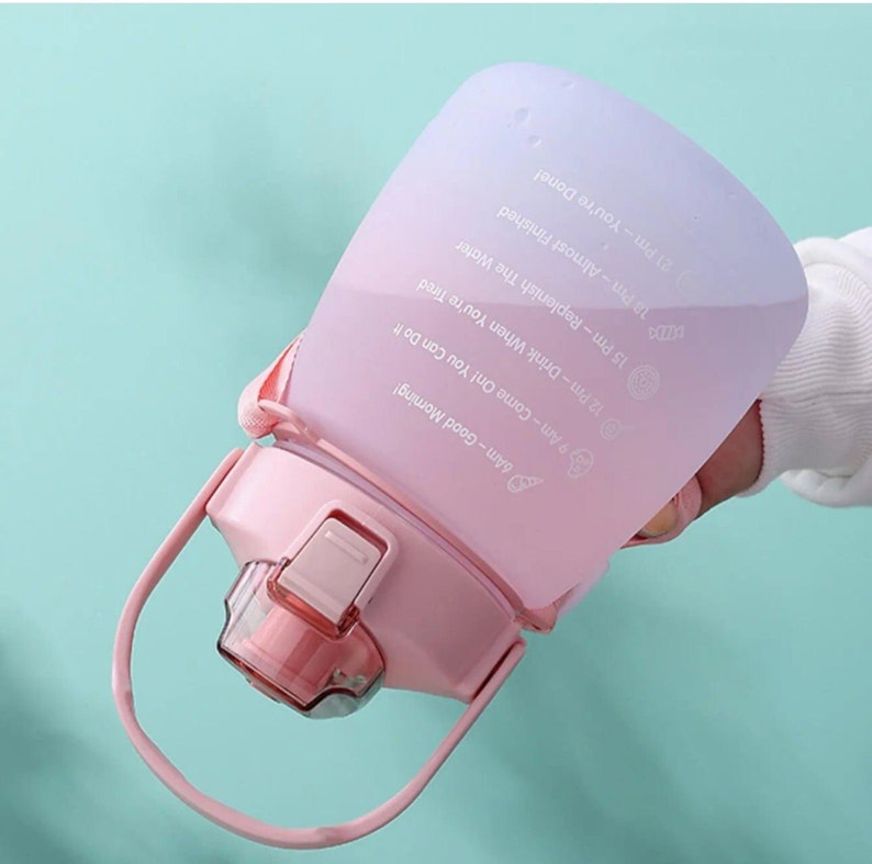 Aesthetic Water Jug - Easy to Carry - Time Stamps - Perfect for Busy ...