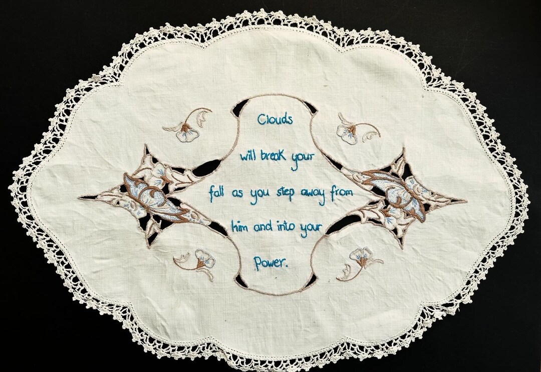 Palimpstitch Collage 40 Original Poetry Hand-stitched Onto a - Etsy