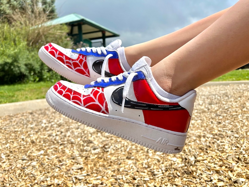 Custom Spider-manair Force 1s - Etsy