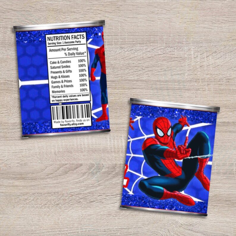 Spiderman Pringles Label - Pringles Wrap - Chips Can - Spider-man ...